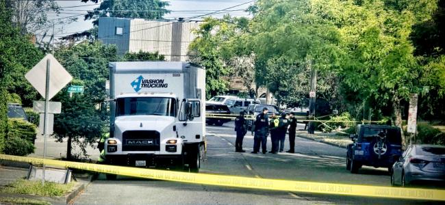 Cyclist killed in collision with truck near Fauntleroy Ferry dock ...
